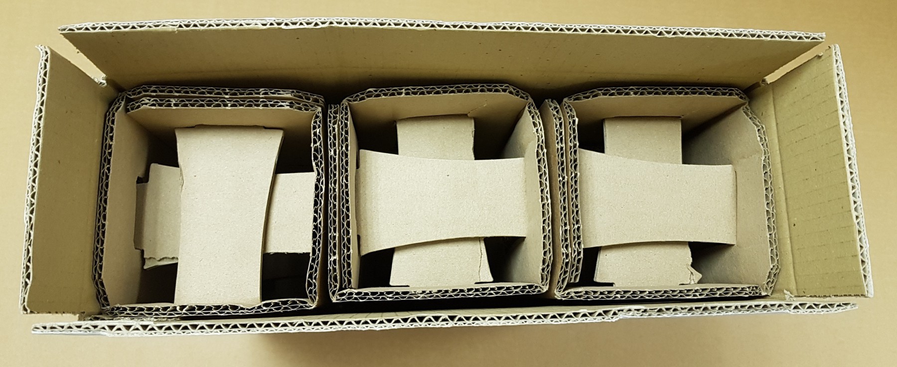 calage carton expédition bouteilles