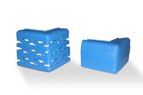 Coin U mousse de protection, mousse polyéthylène bleue ou blanc ...