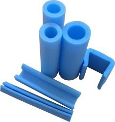 Tube mousse de protection, mousse polyéthylène bleue : Facilembal