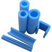 Tube mousse de protection, mousse polyéthylène bleue : Facilembal